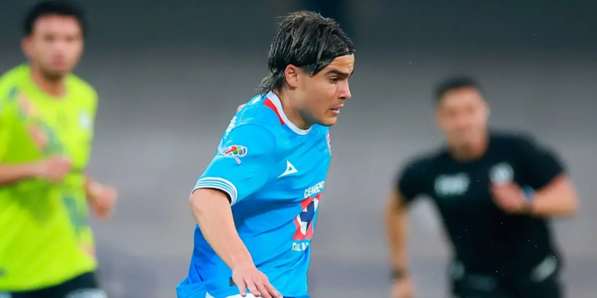 Luka Romero ya debutó en Cruz Azul y mira lo que hizo en apenas 3 minutos