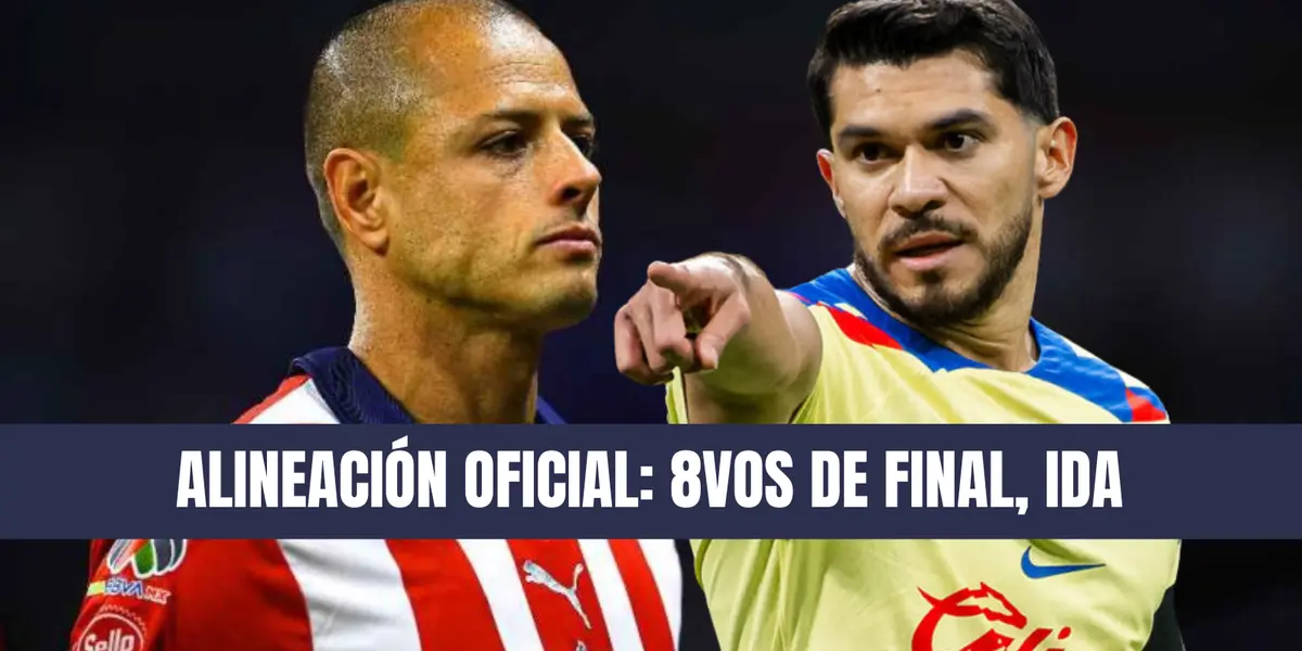Chivas vs América, sorpresiva alineación de ambos para la ida de 8vos de final